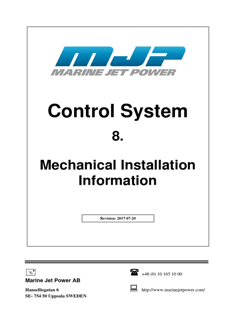 Mechanical Installation JETMASTER | PDF | Private Transport | Wheeled ...