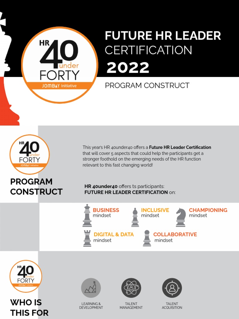 40under40 PROGRAM CONSTRUCT 2022 | PDF | Learning | Communication 40under40 PROGRAM CONSTRUCT 2022 | PDF | Learning | Communication