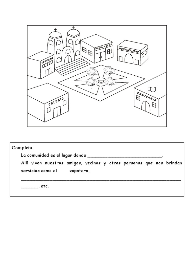 Mi Comunidad para Primero de Primaria | PDF