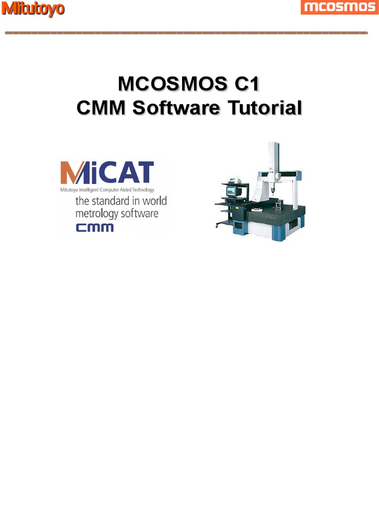 MCOSMOS C1 Training | PDF | Numerical Control | Angle