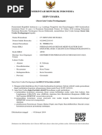 TATA RUANG - Standar Verifikasi PKKPR Pasal 181 PP 5 Tahun 2021 | PDF