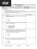 General Physics 1 Answers Key | PDF | Temperature | Torque