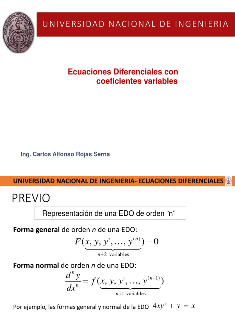 Cauchy Euler | PDF | Ecuaciones | Ecuaciones diferenciales Cauchy Euler | PDF | Ecuaciones | Ecuaciones diferenciales