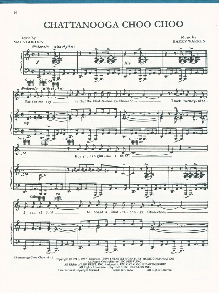 Chattanooga Choo Choo | PDF