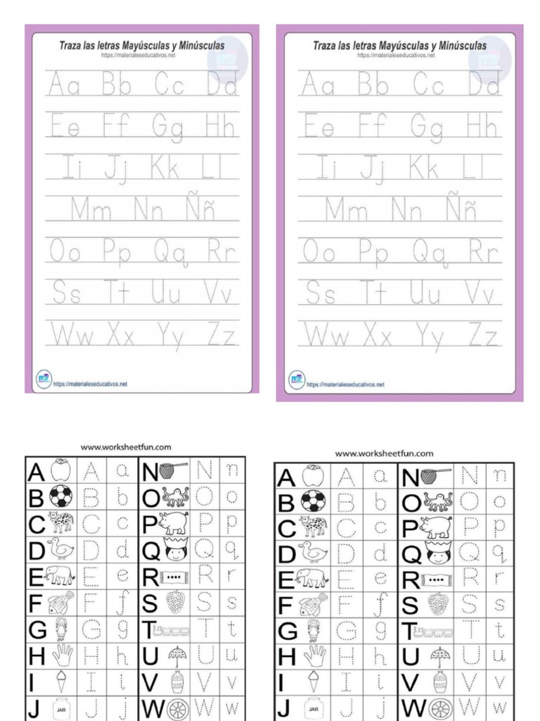 Actividades Del Abecedario | PDF