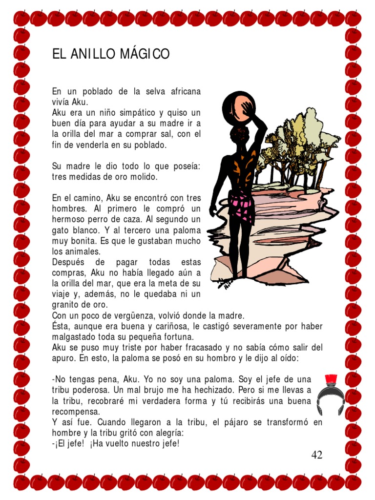 3°básico - Texto y Actividad - El Anillo Mágico | PDF | Gatos