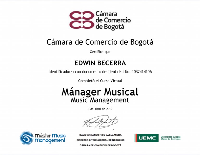 Manager Musical | PDF