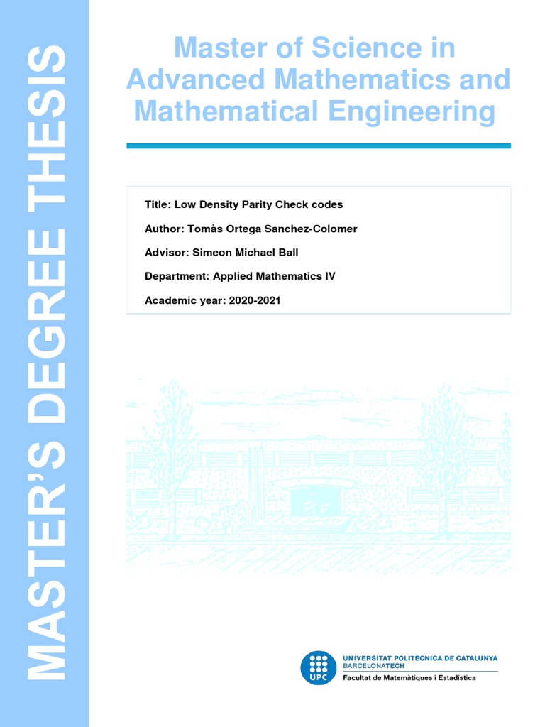 LDPC Github | PDF | Low Density Parity Check Code | Discrete Mathematics