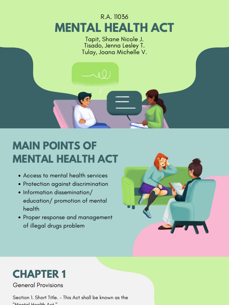 R.A. 11036 | PDF | Health Care | Psychiatry