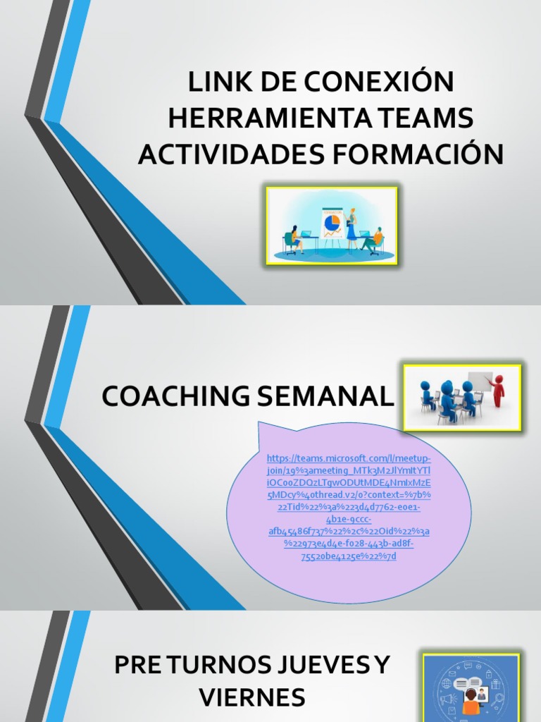 Link de Conexión Herramienta Teams Actividades Formación | PDF | Business | Technology & Engineering