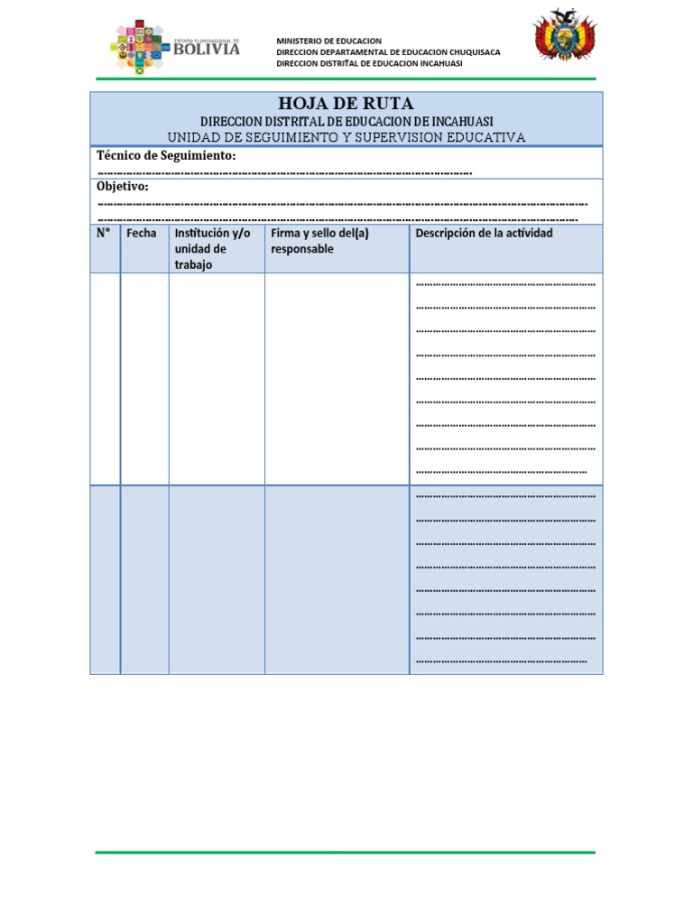 Hoja de Ruta Word | PDF | Enseñando | Aprendizaje