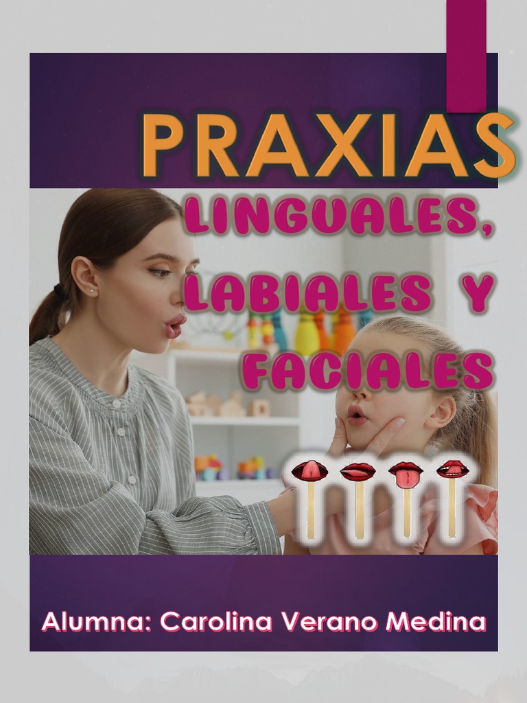 Tarjeta De Ejercicios De Praxias Pdf Boca Lengua