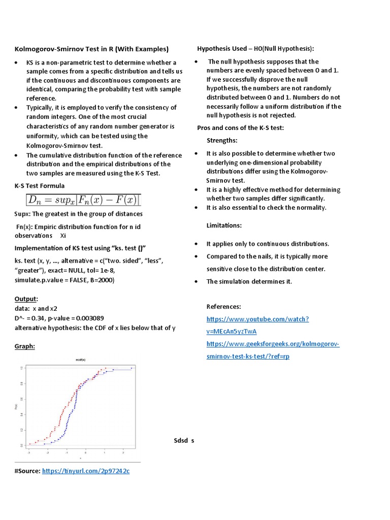 Kolmogorov Smirnov Test Assignment 1 | PDF | Probability Distribution ...