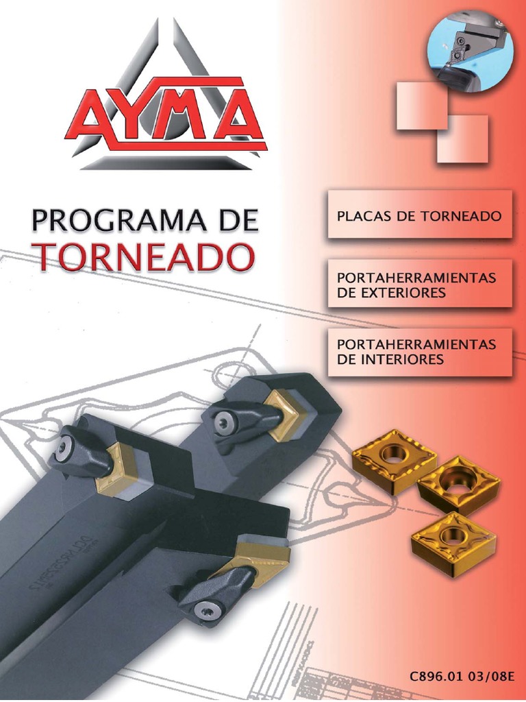 AYMA Catalogo Plaq Torno | PDF | Tecnología