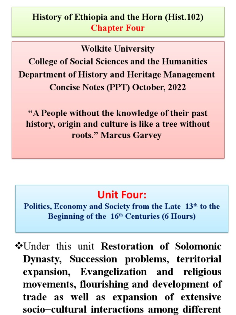 Chapter Four | PDF | Ethiopia