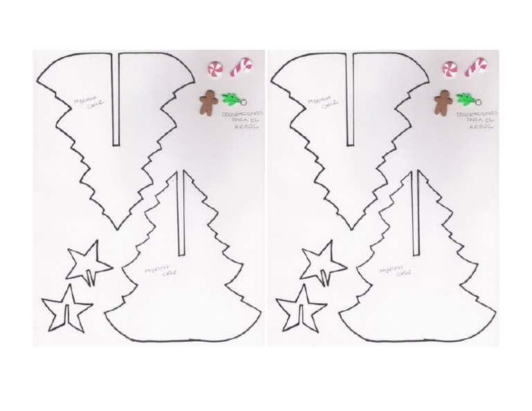 Arbol de Navidad Molde | PDF