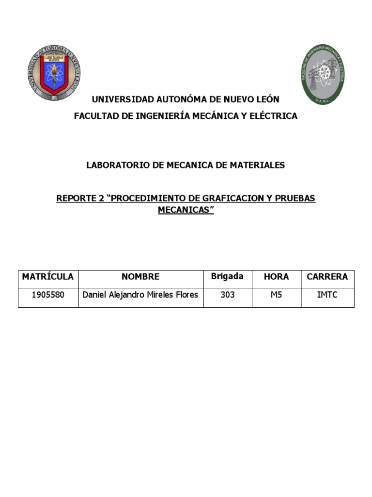 Reporte 2 Lab de Mec Mat | PDF