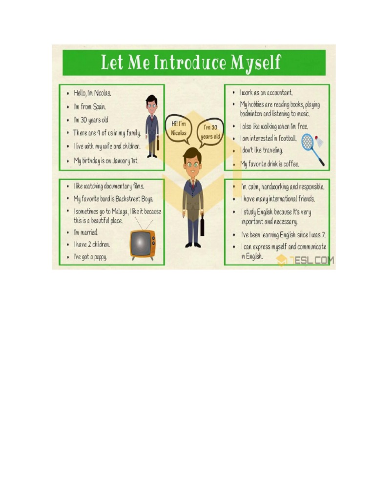 Introduce Your Self | PDF