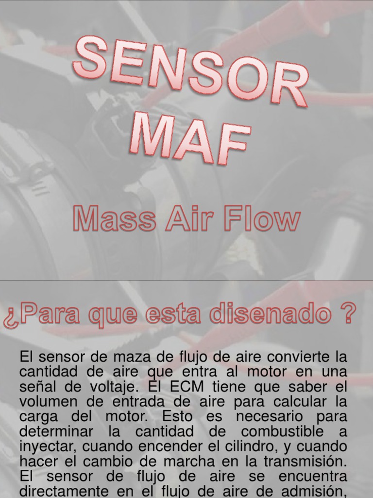 MAF sensor | PDF | Sensor | Temperatura