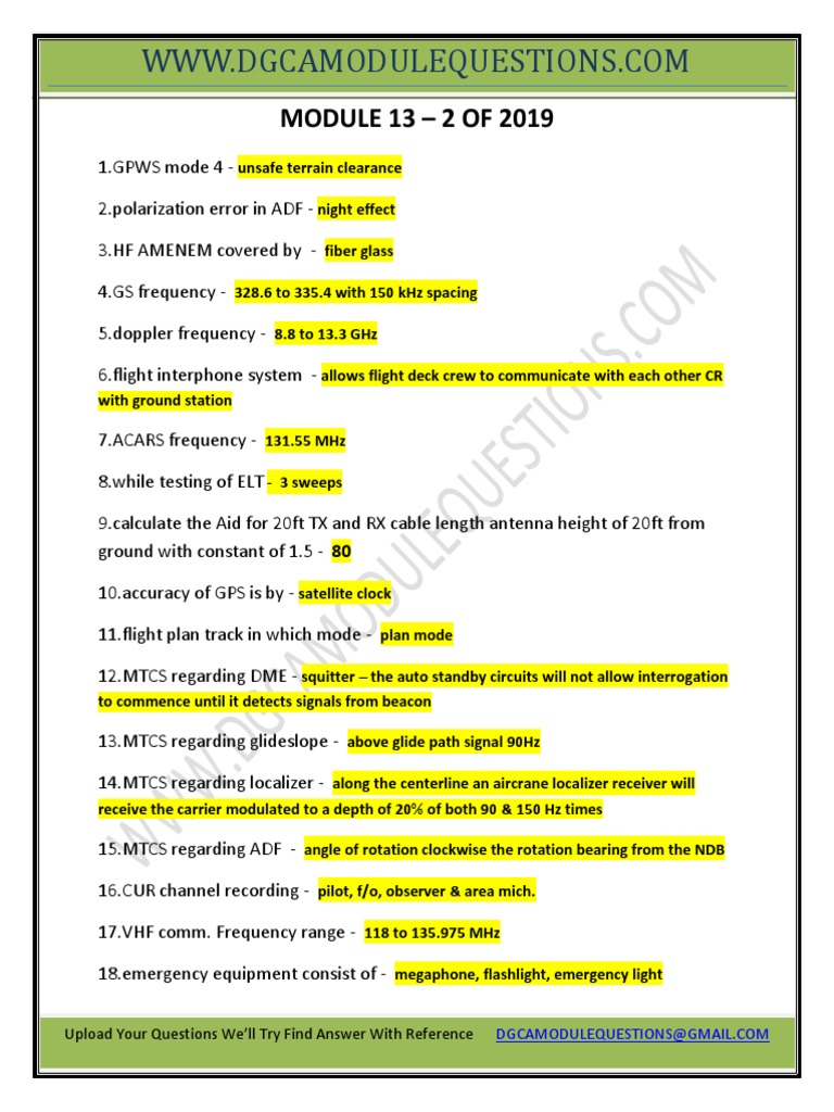 Module 13 Session 2 of 2019 | PDF | Radio | Information And Communications Technology