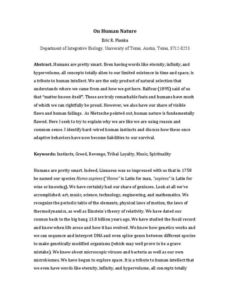 Flaws in Human Nature Explained | PDF | Witchcraft | Louisiana Voodoo