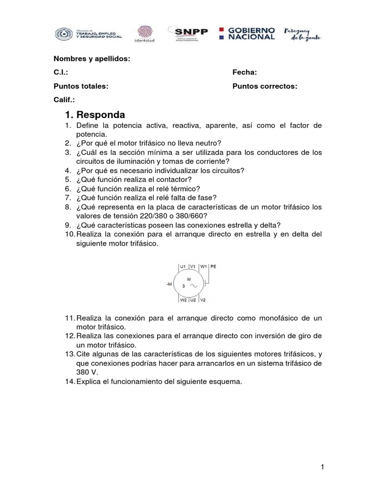 Simulacro Prueba | PDF