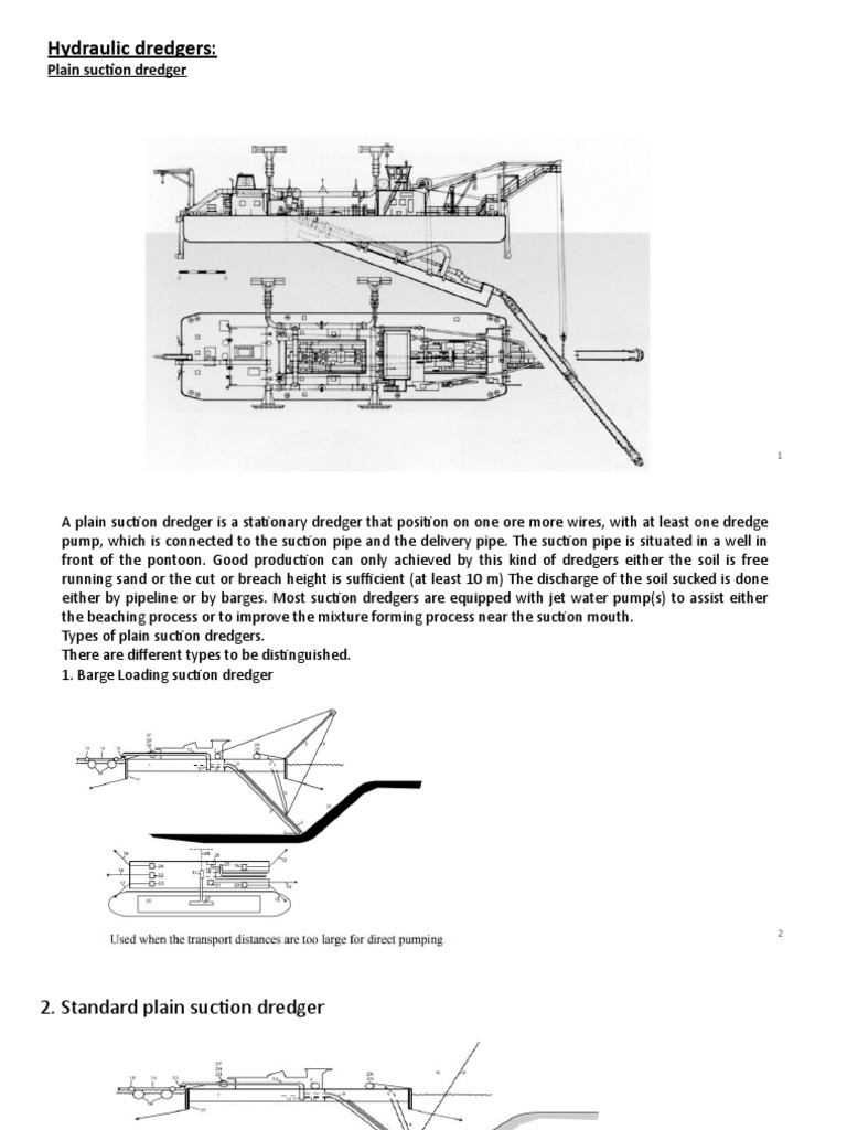 003 Hydrolic Dredger | PDF | Dredging | Pump