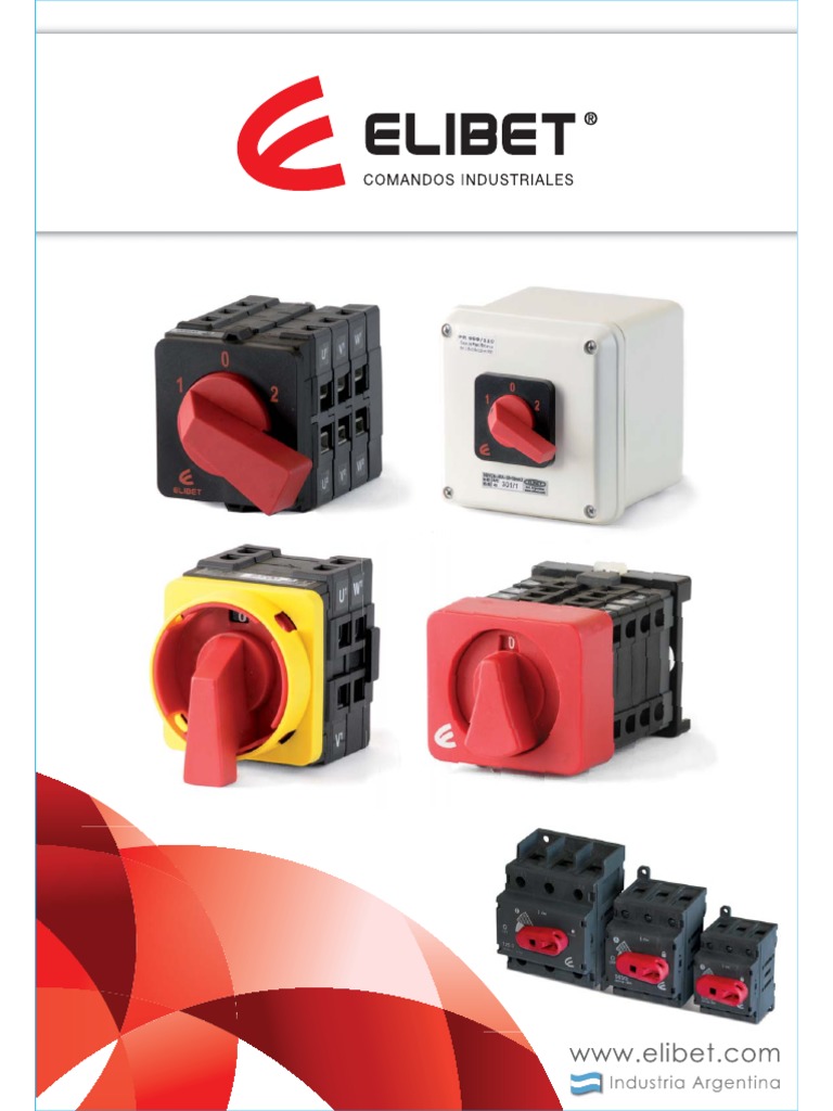 Elibet - Elibet Catalogo Interruptores | PDF