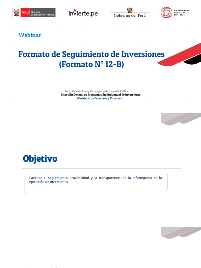Formato 12b Pdf Presupuesto Informática