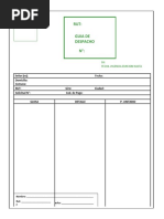 Guia de Despacho | PDF