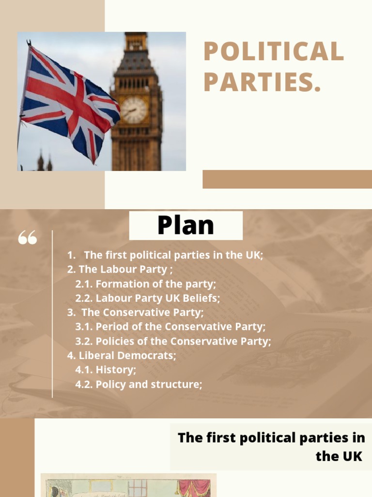 History and Beliefs of UK Parties | PDF | Conservative Party (Uk ...