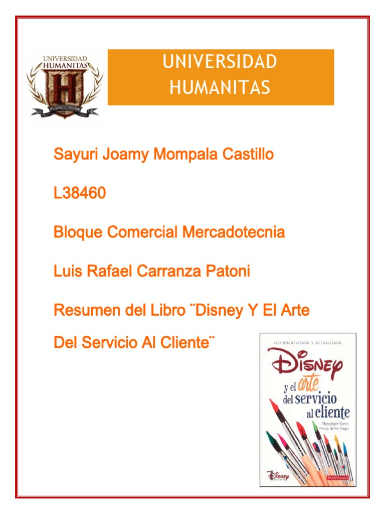 Libro Disney Resumen Sayuri | PDF | Cliente | Walt Disney