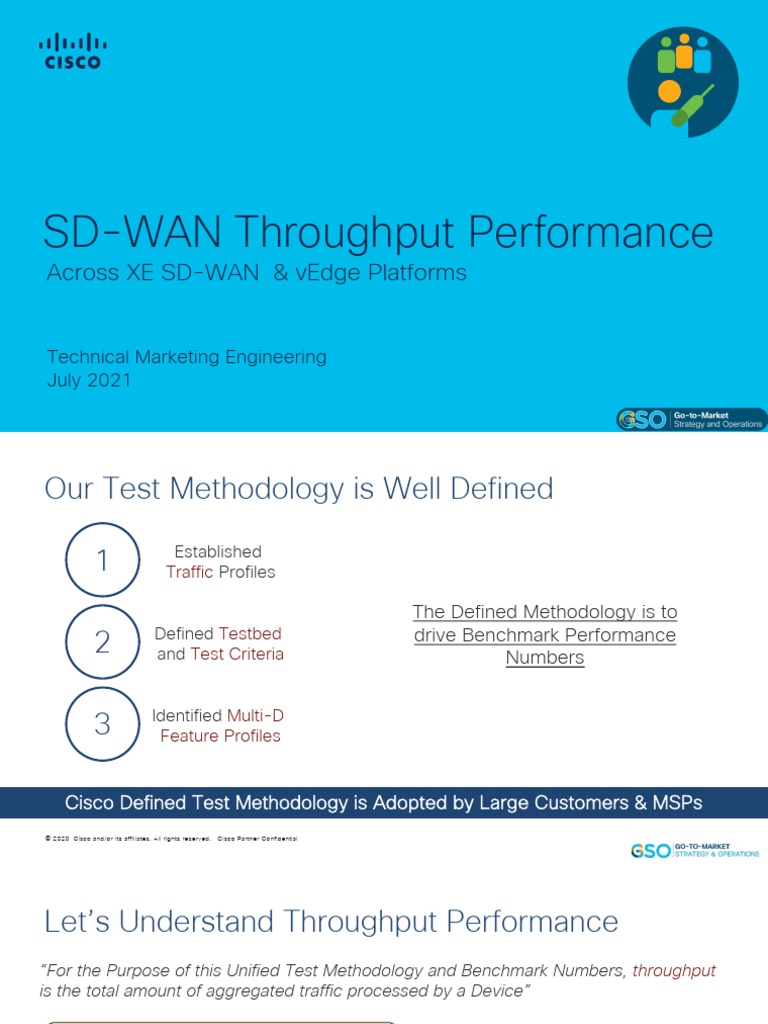 SDWAN Throughput Performance Benchmark 1 9 | PDF | Computer Engineering | Internet Protocols