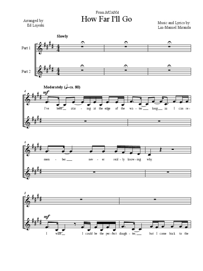 How Far Ill Go | PDF