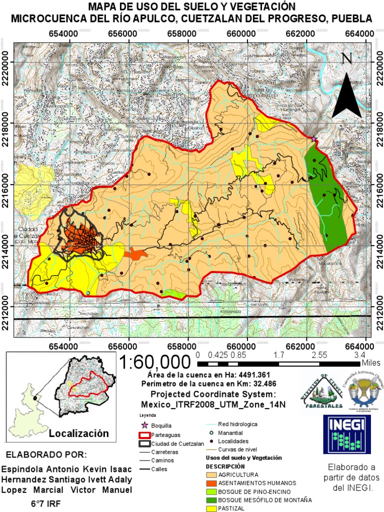 Mapa Uso del Suelo y Vegetación | PDF | Biogeografia | Gestion de tierras