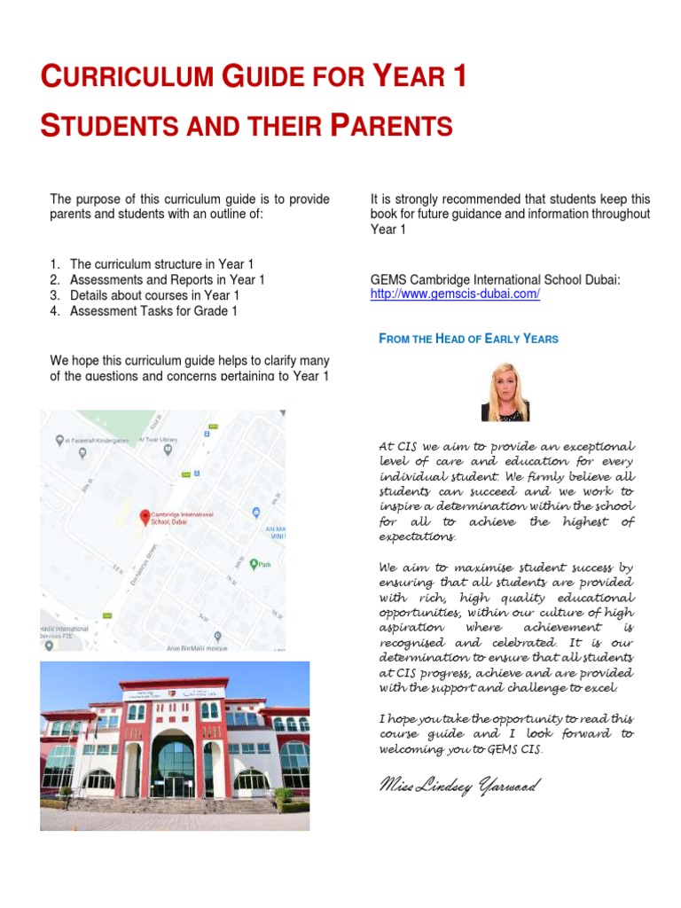 Year 1 Curriculum Booklet 2021-2022 | PDF | Geography | Educational Assessment