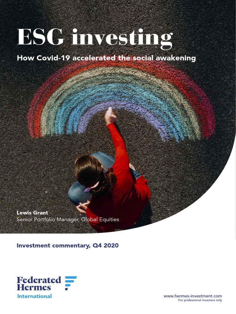 Extra Reading ESG Investing How Covid 19 Accelerated The Social ...