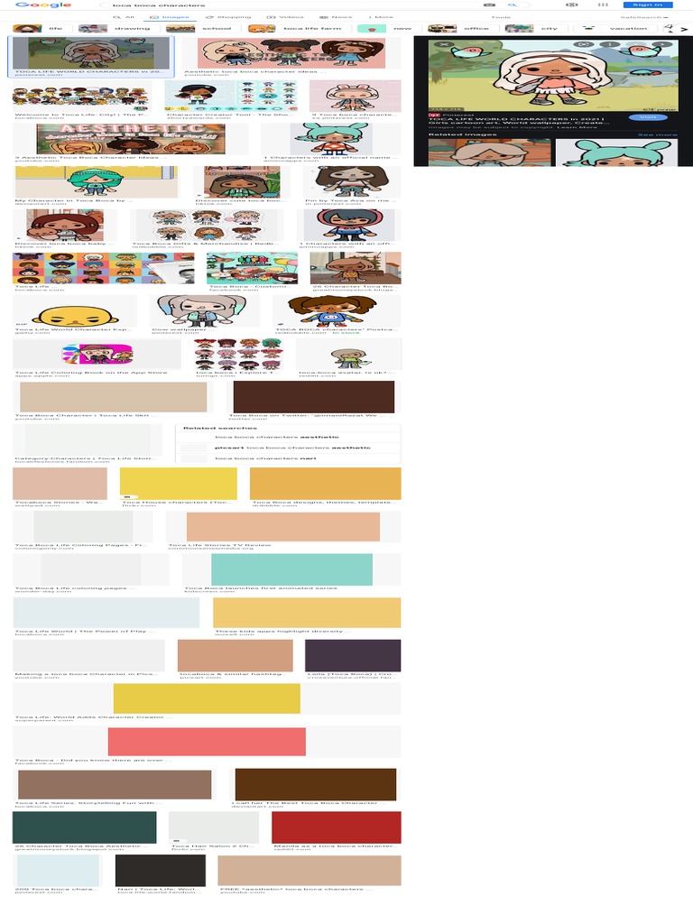 Toca Boca Characters - Google Search | PDF | Video Game Companies Of Sweden