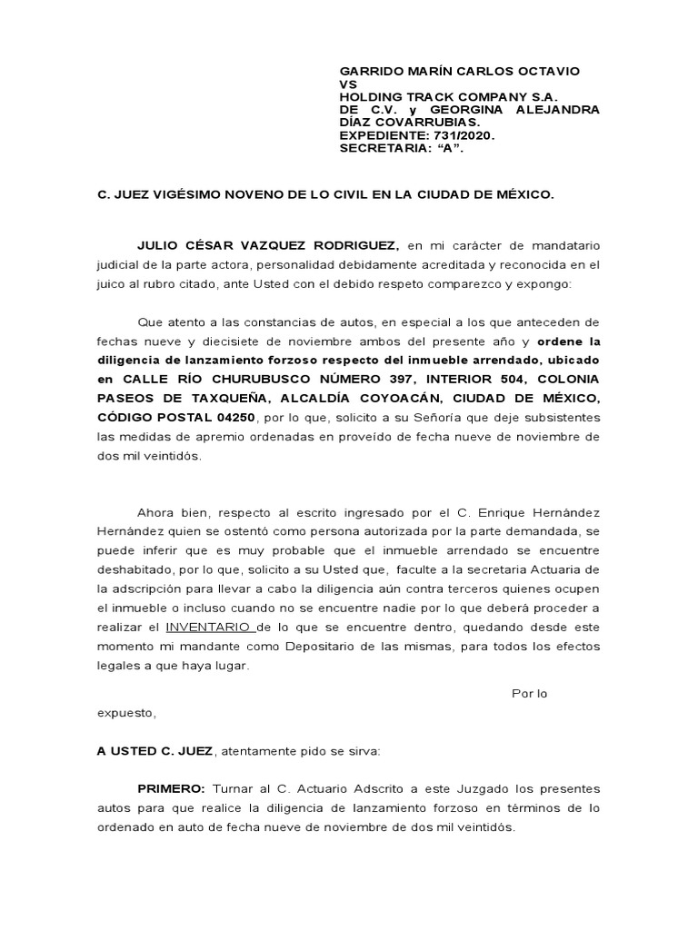 Escrito Lanzamiento | PDF | Justicia | Crimen y violencia