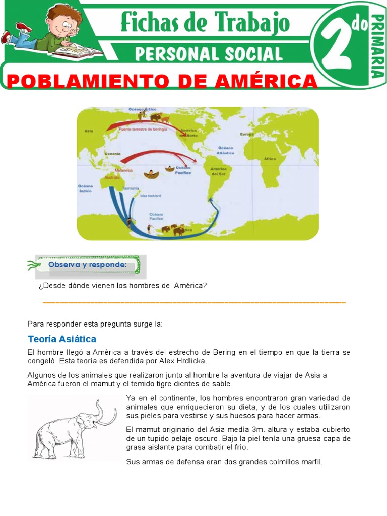 Poblamiento de America | PDF