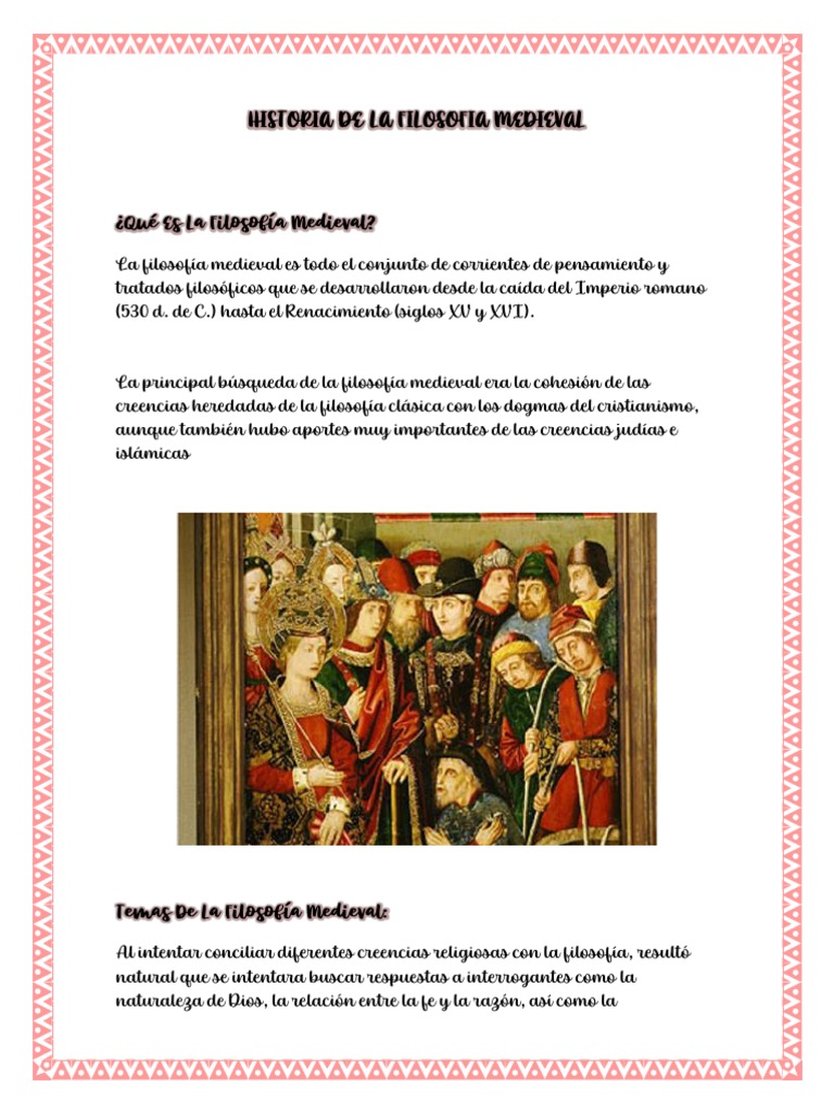 Filosofia - Historia de La Filosofia Medieval | PDF | Filosofia ...