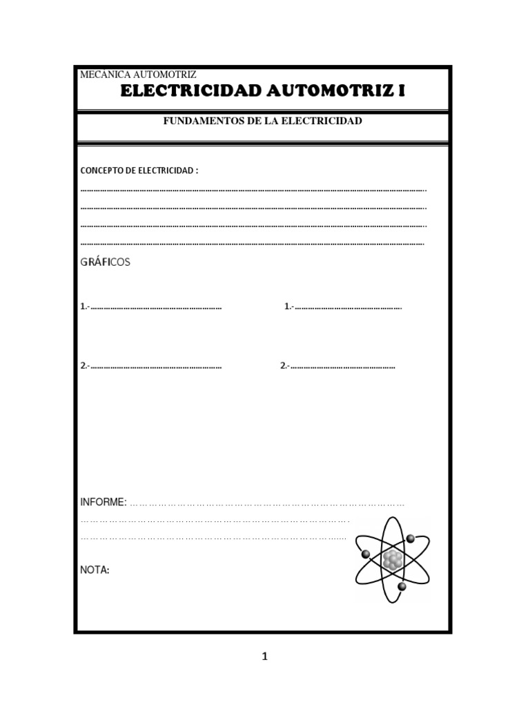 Cuadernillo de Electricidad | PDF