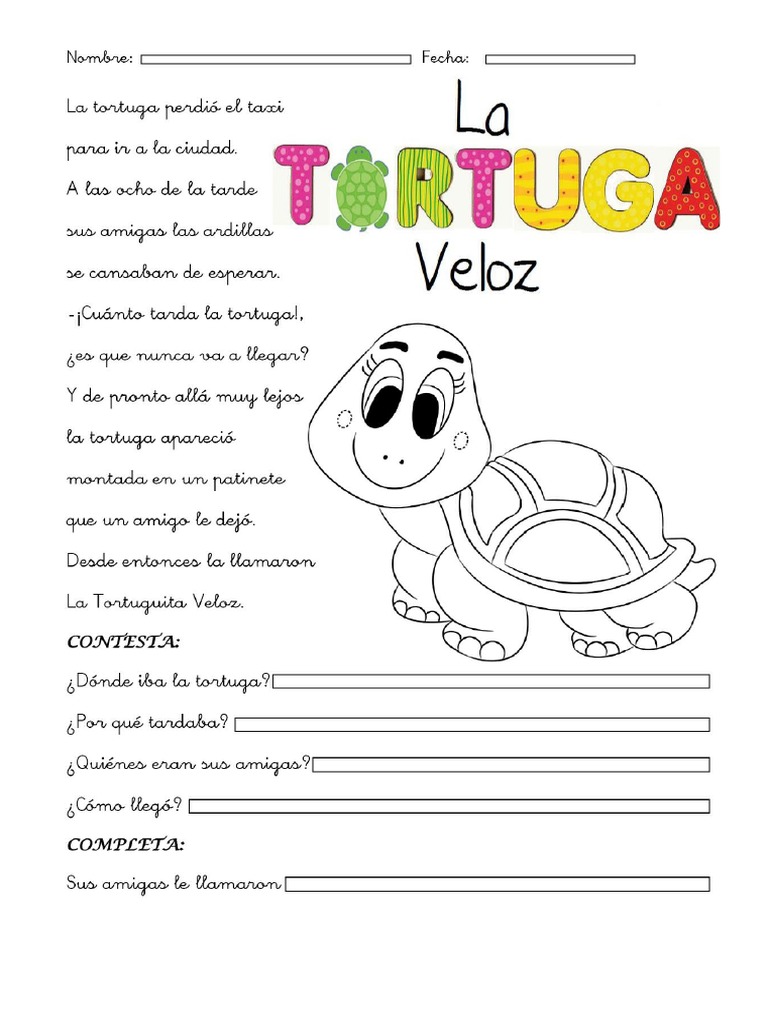 Tortuga Veloz | PDF