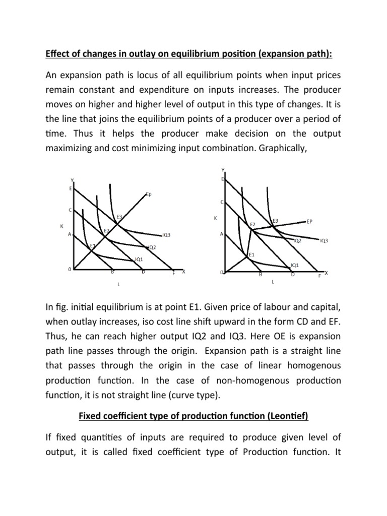 Expansion Path | PDF | Production Function | Elasticity (Economics)