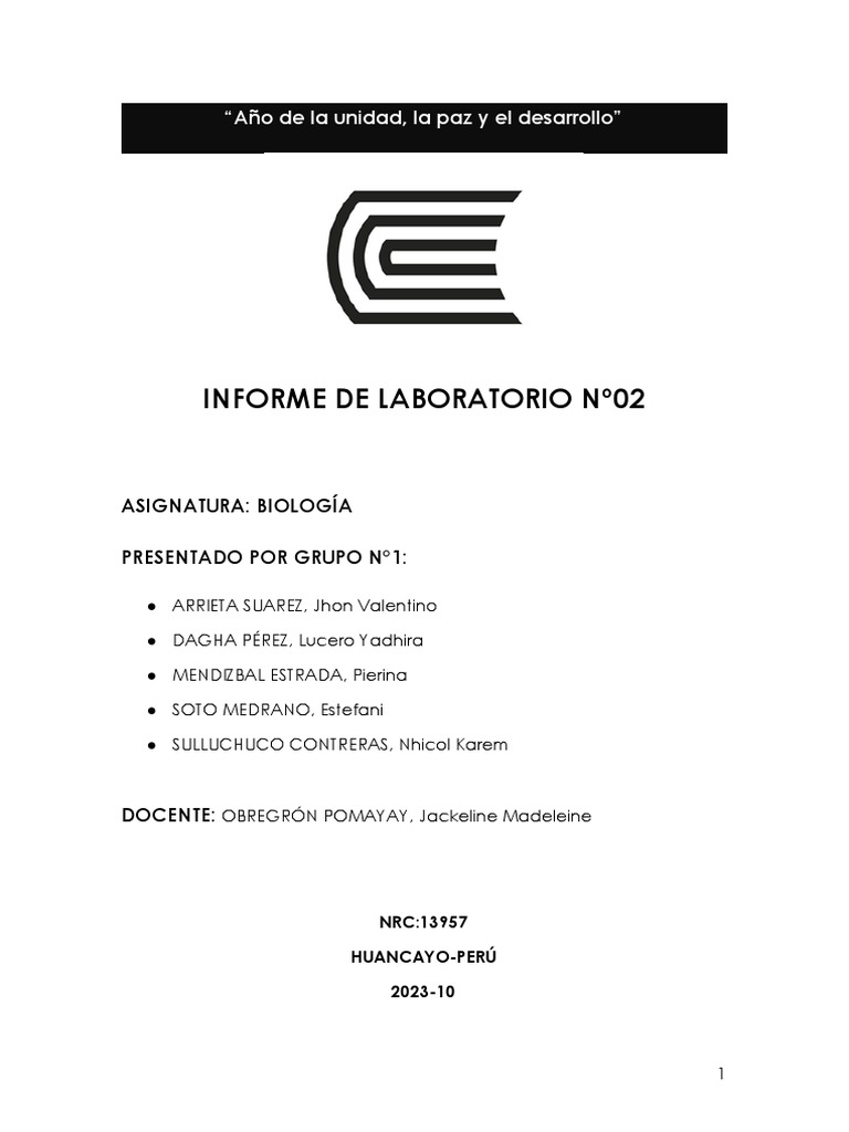 Informe de La Practica N°2 de Laboratorio | PDF | Ph | Ácido