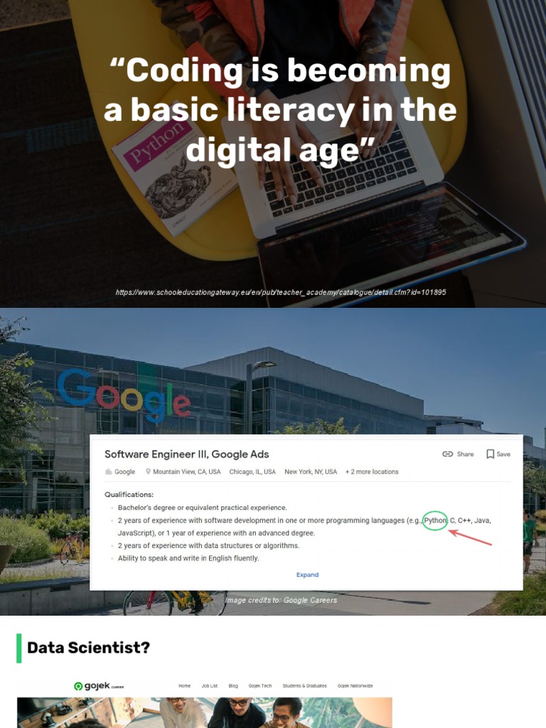 Materi 1 Pdf Python Programming Language Computer Programming 
