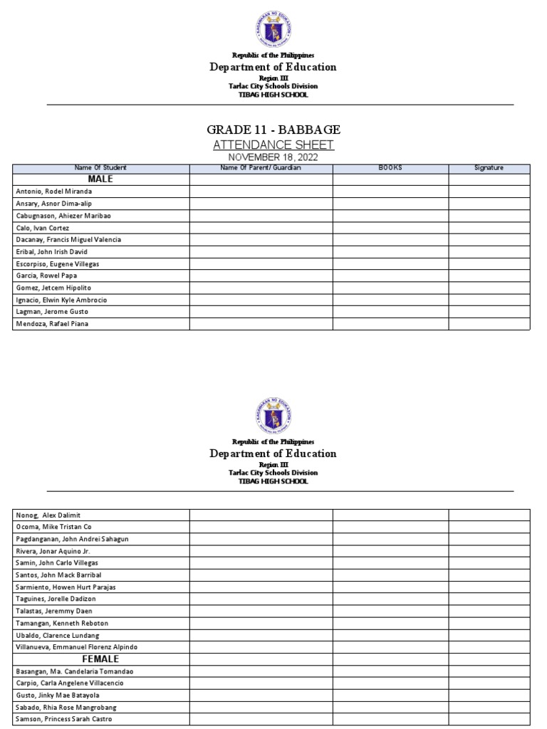 Pta Officers Template | PDF
