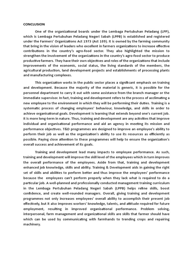 Conclusion Pad | PDF | Economies | Business