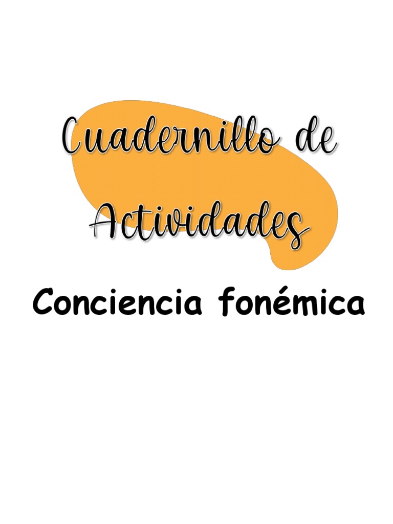 Conciencia Fonemica | PDF | Artes del Lenguaje y Comunicación