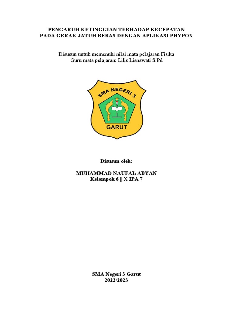 Naufal Abyan - Tugas Fisika GJB | PDF